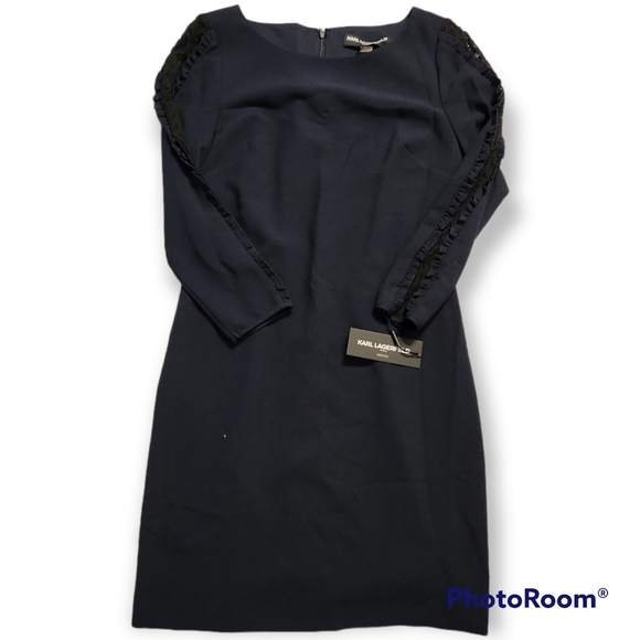 Karl Lagerfeld | Dresses | Bogo Karl Lagerfeld Long Sleeve Midi Dress ...